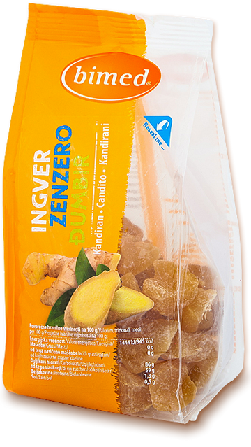 Ingver kandiran 200g | zdravilna začimba | bimed